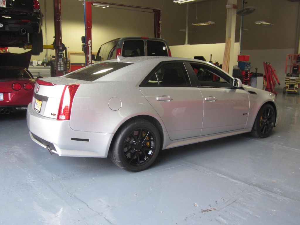 18's and MT drag radials mounted! | Cadillac CTS-V Forum